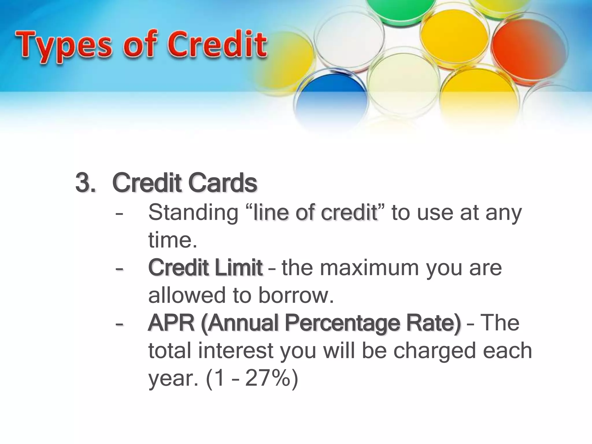 6.1 types of credit | PPTX