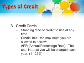 6.1 types of credit | PPTX