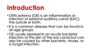 Otitis Externa Vs Otitis Media