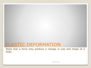 Deformation | PPTX