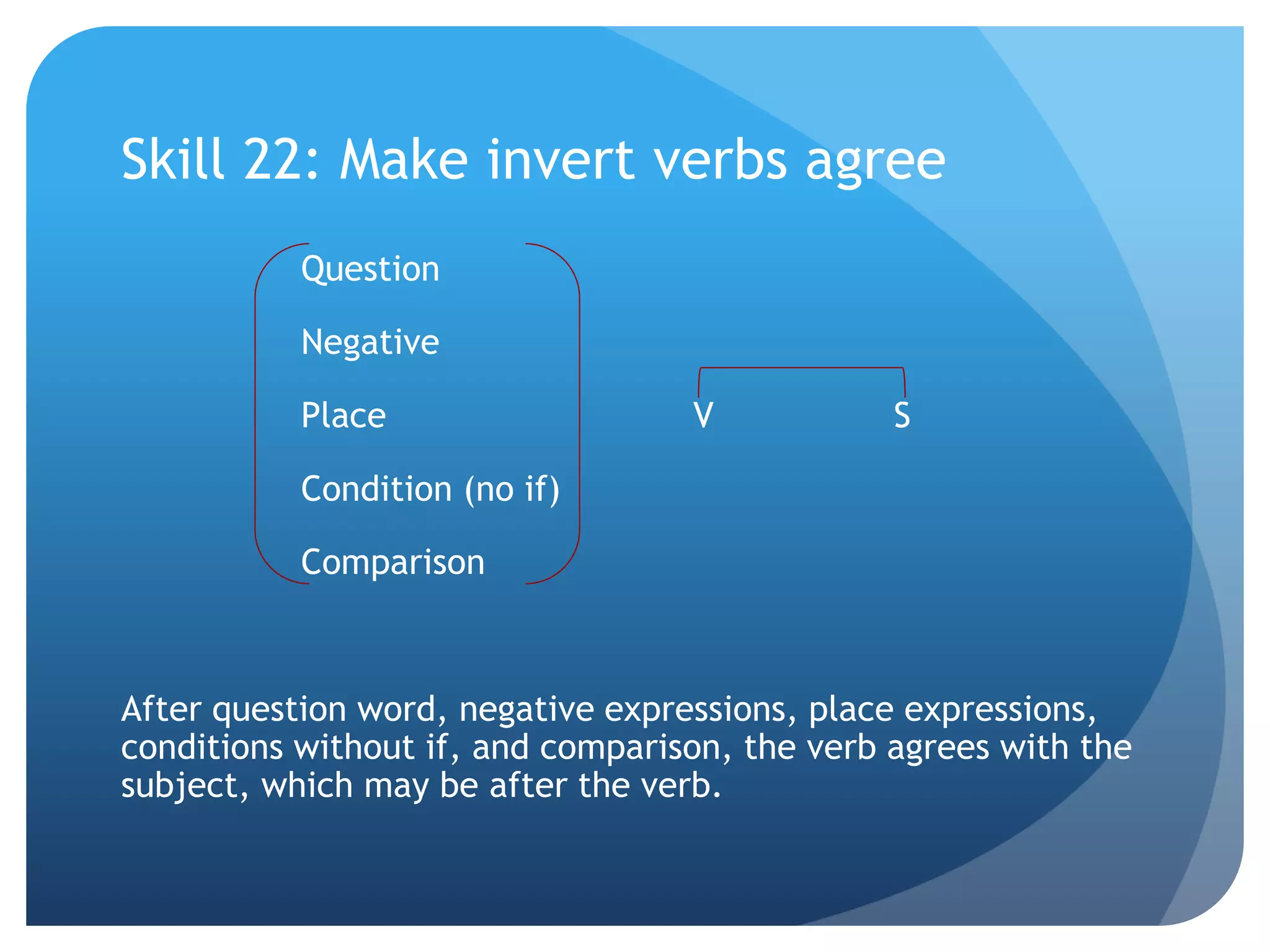 Problems with subject-verb agreement | PPTX