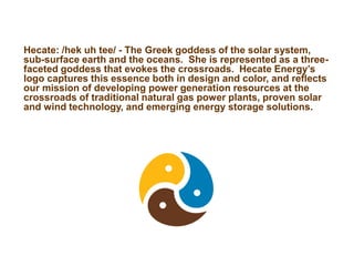 GloSho'14: Company Showcase - Hecate Energy | PPT