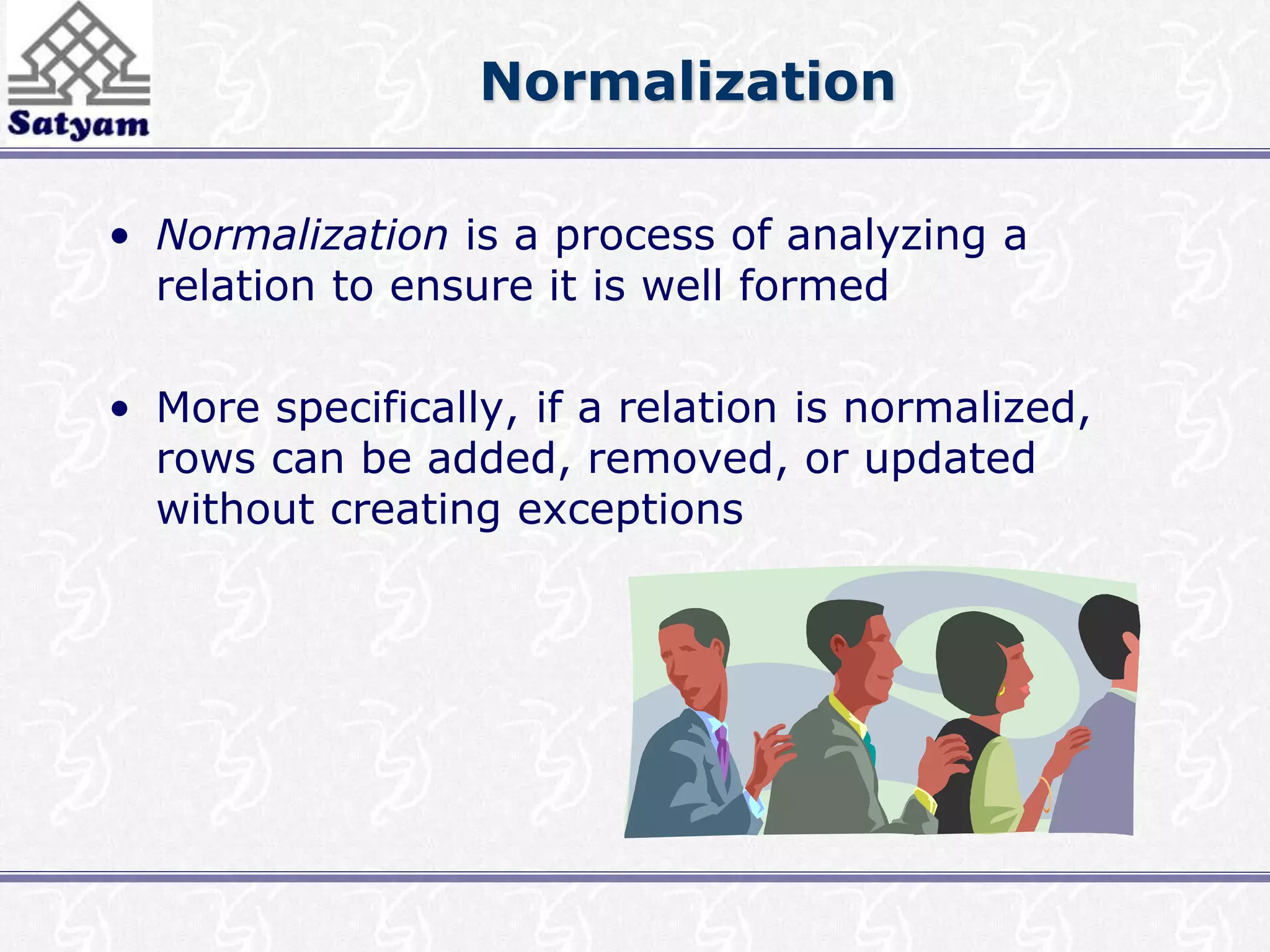 6. normalization | PPTX | Databases | Computer Software and Applications