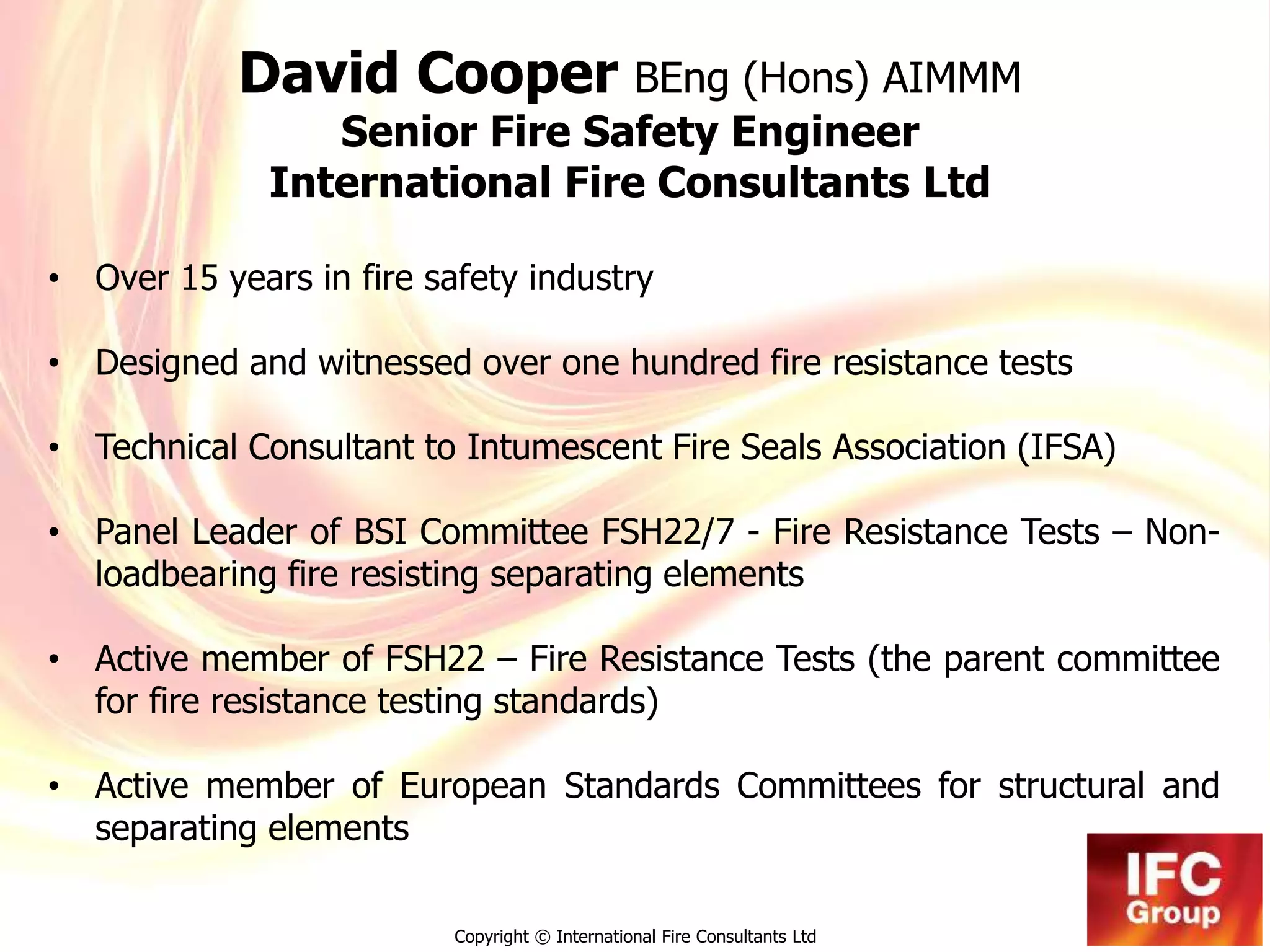 Fire Resisting Glass and its Use in Architectural Design: David Cooper ...