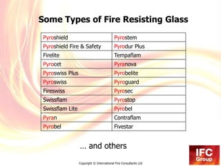 Fire Resisting Glass and its Use in Architectural Design: David Cooper ...