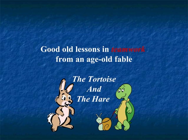 Hare and tortoise | PPT