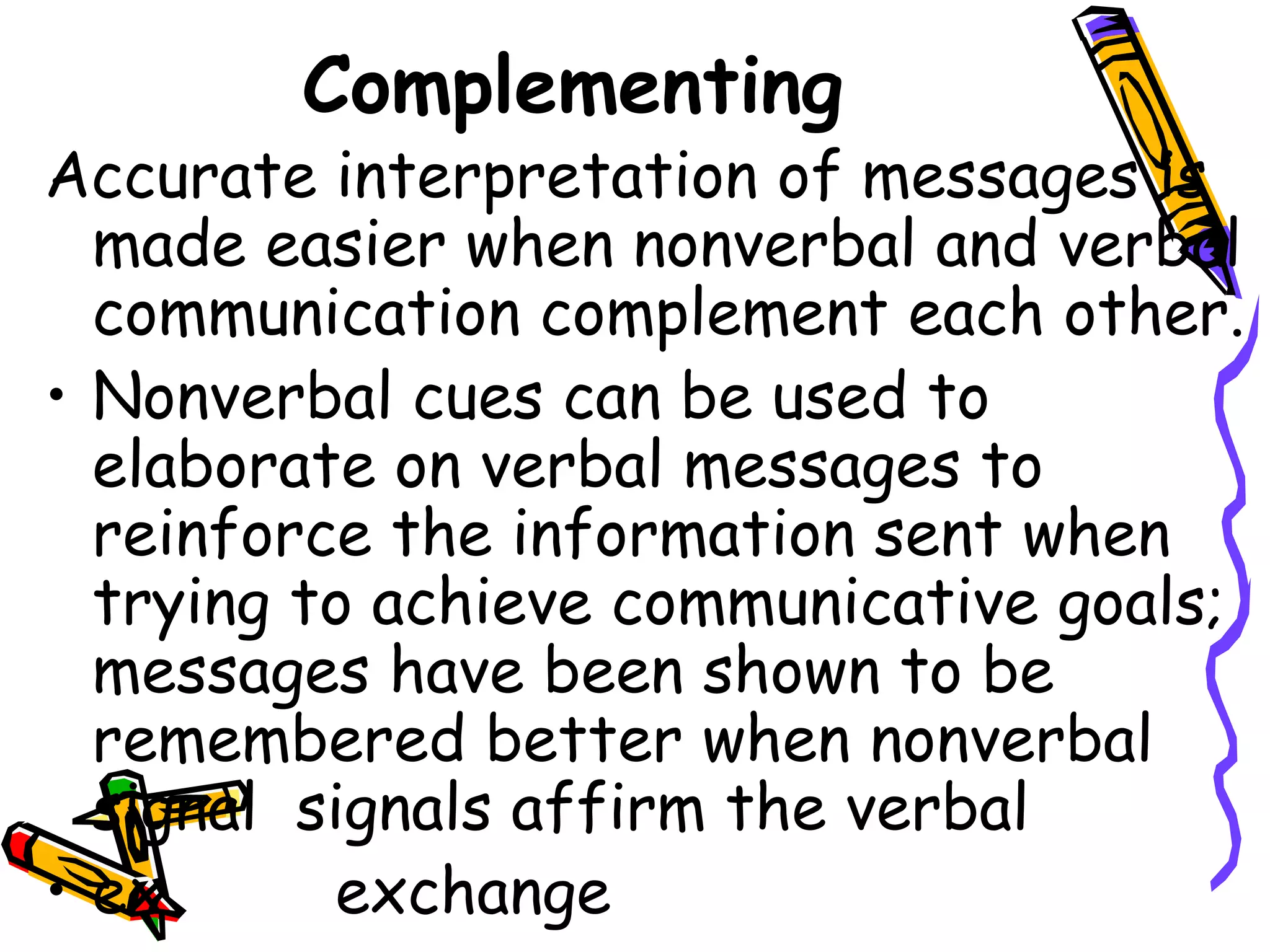 6. nonverbal communication | PPT