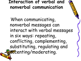 6. nonverbal communication | PPT