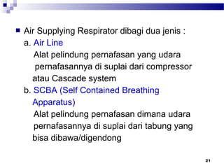 6. alat pelindung pernafasan | PPT