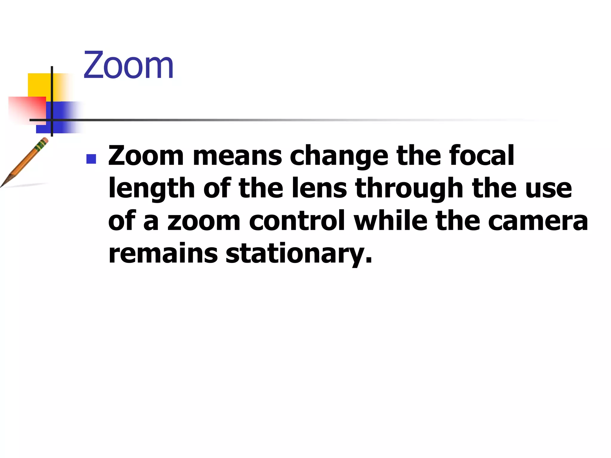 6. camera movements | PPTX