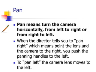 6. camera movements | PPTX