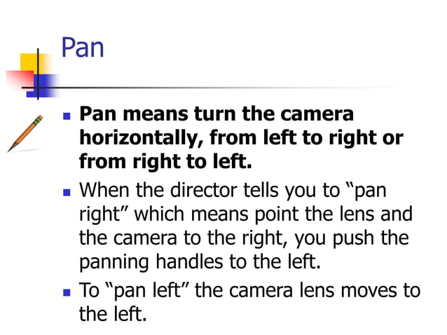 6. camera movements | PPTX | Cameras and Camcorders | Consumer Electronics