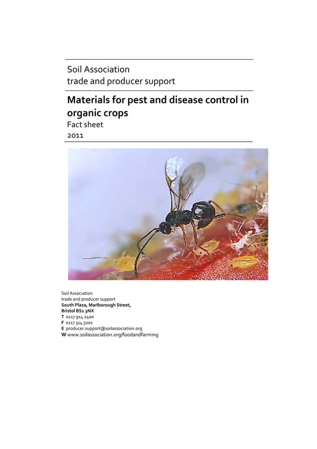 pest and disease control products | PDF