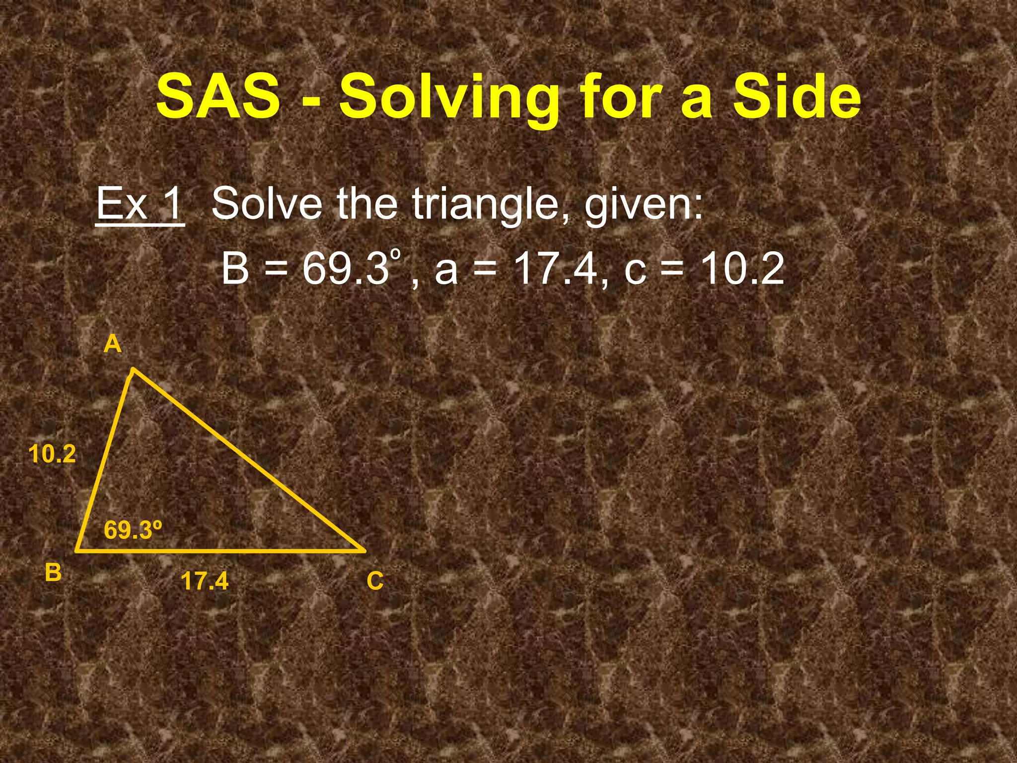 6.2 law of cosines | PPTX