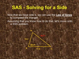 6.2 law of cosines | PPTX