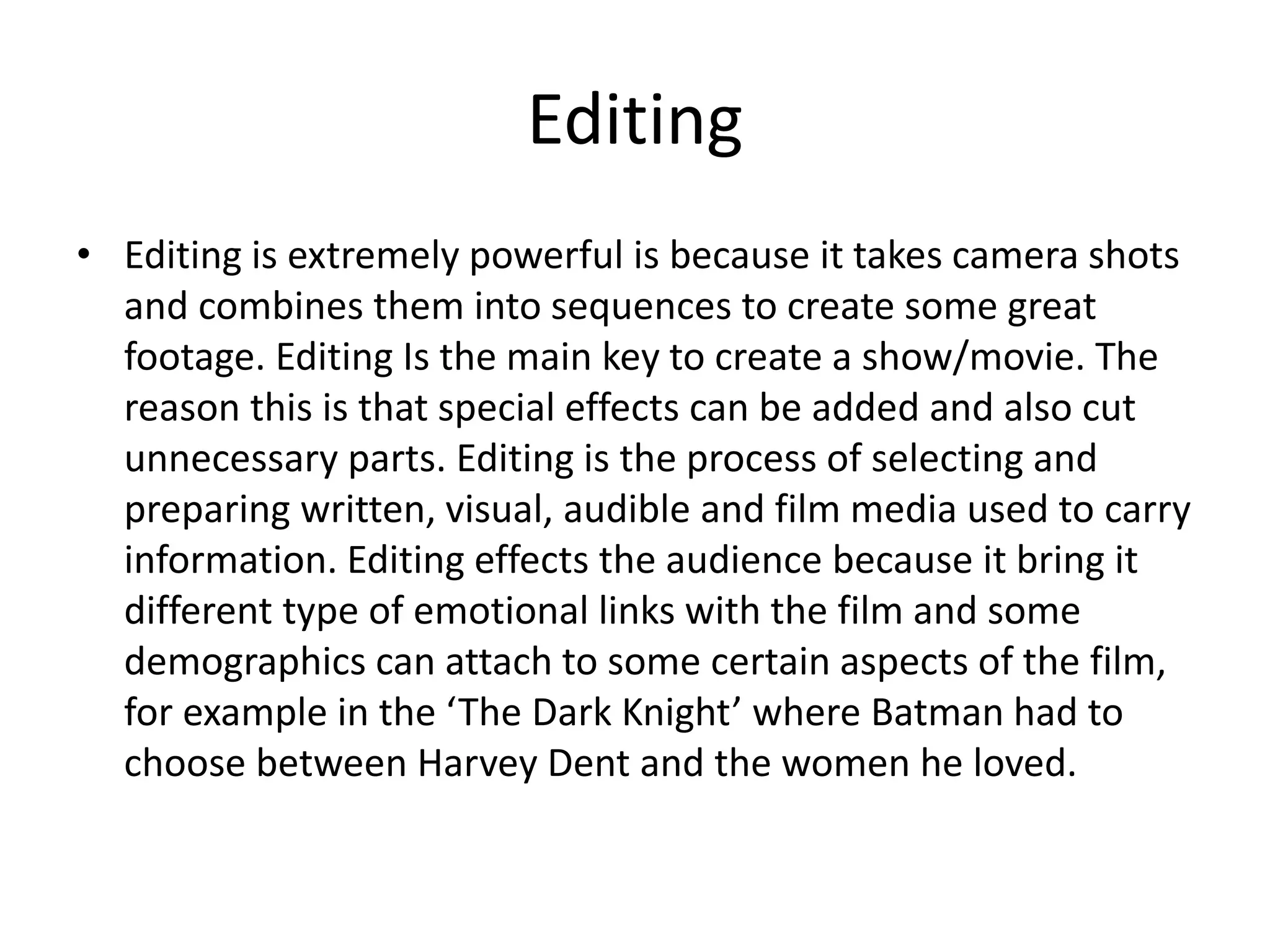 Cinematography | PPT