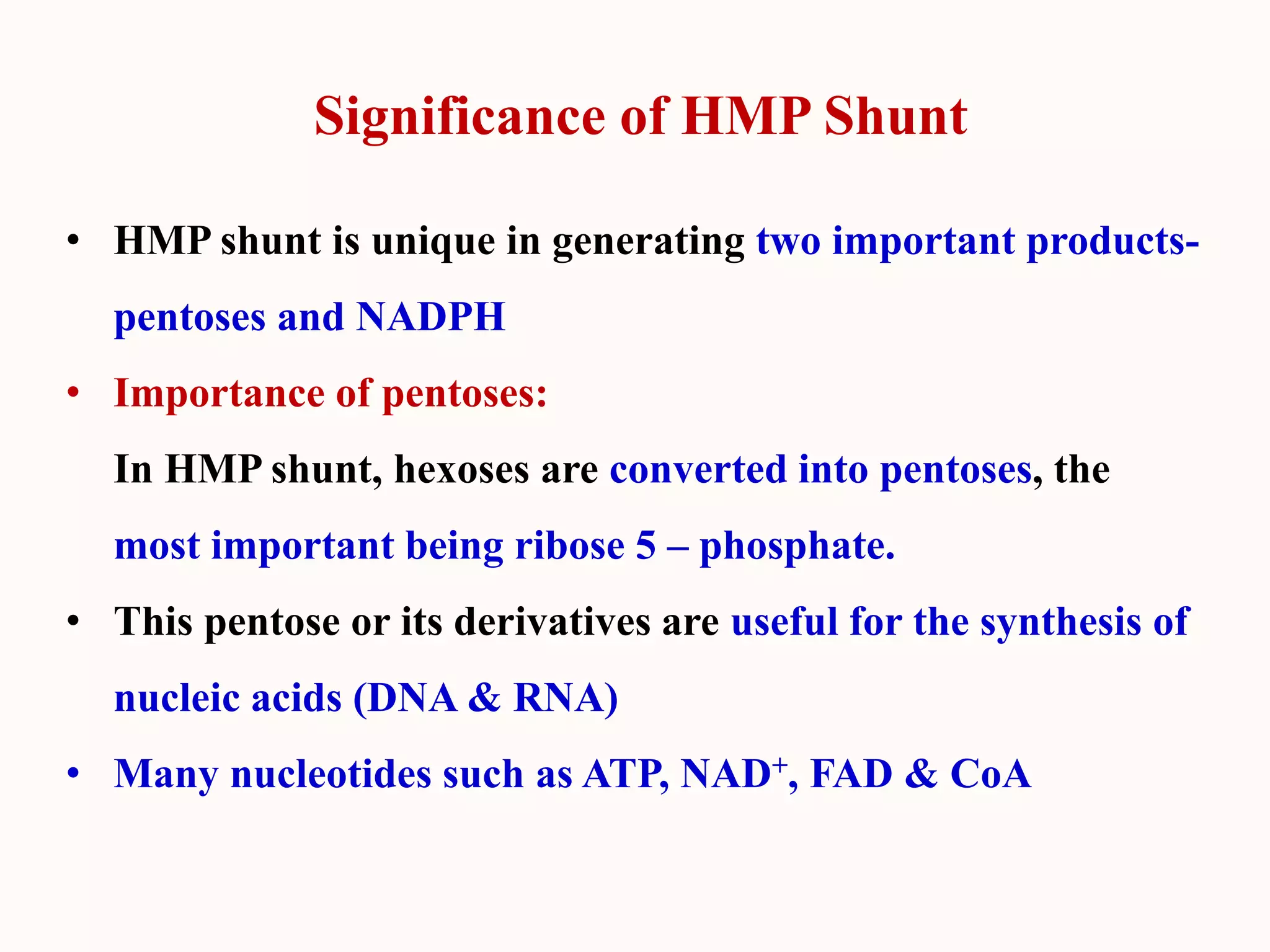 HMP SHUNT PATHWAY | PPTX