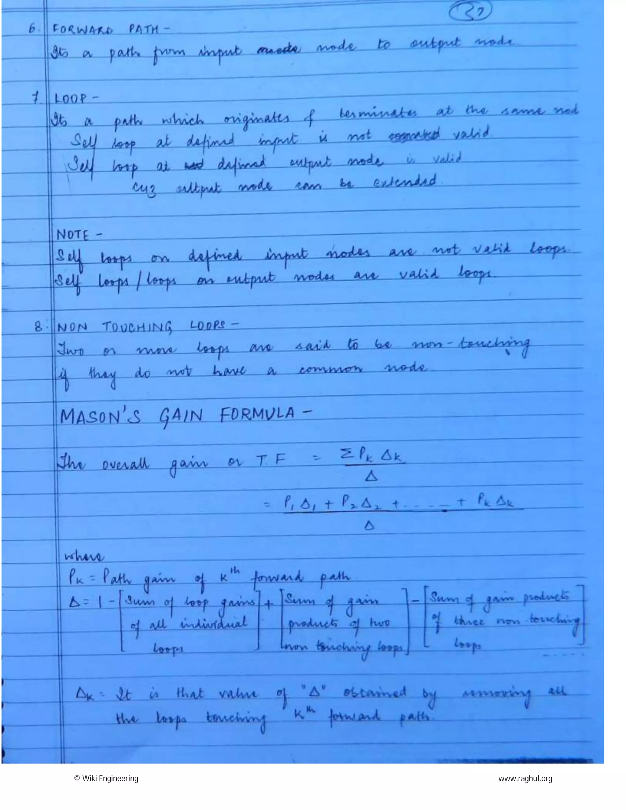 control system gate notes | PDF