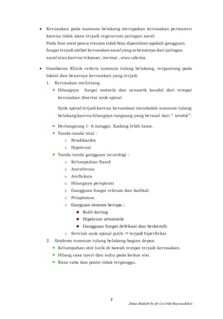 6.trauma tulang belakang | PDF