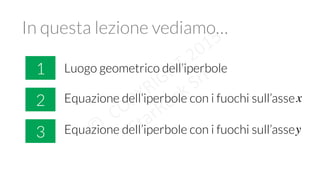 Equazione dell'iperbole | PPT