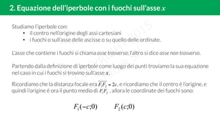 Equazione dell'iperbole | PPT
