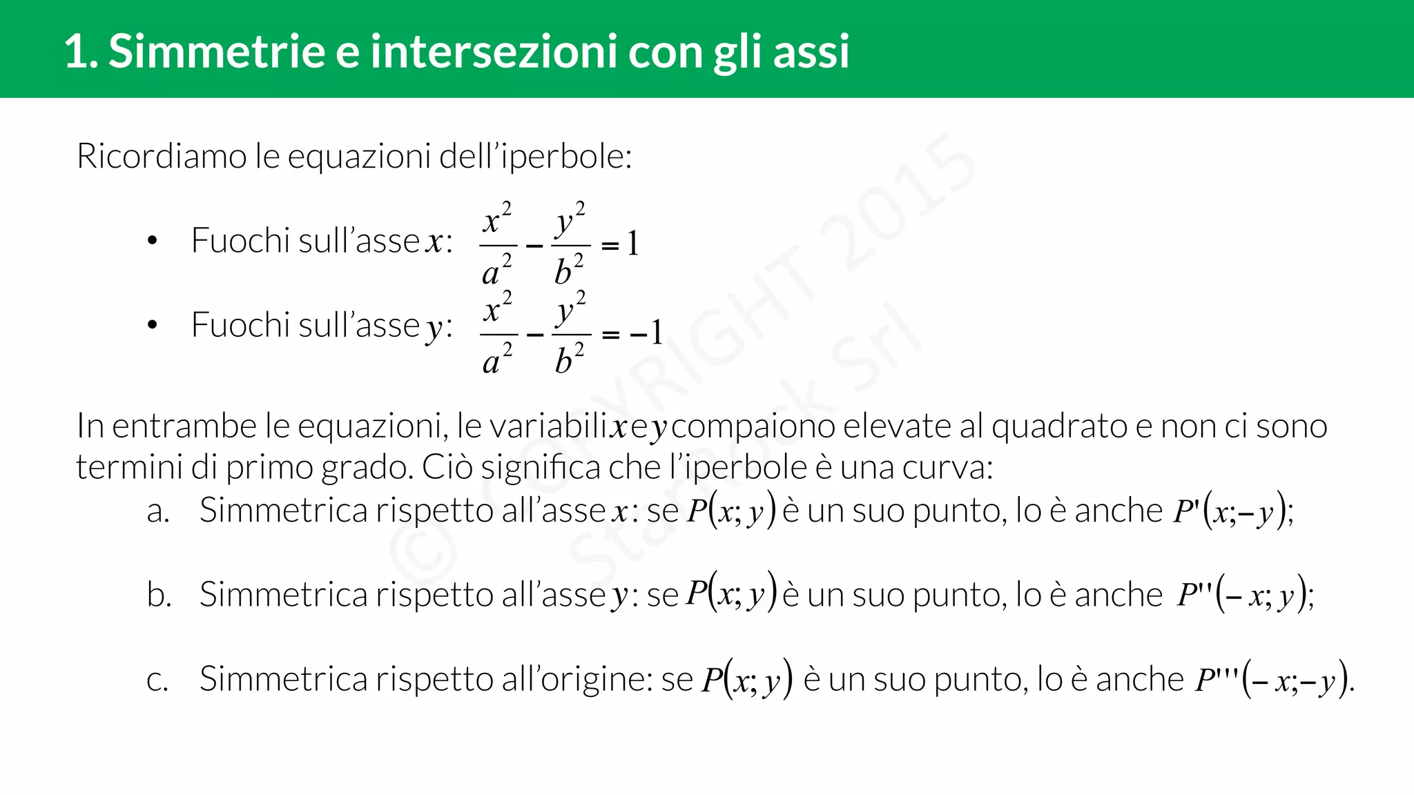 Grafico di una iperbole | PDF