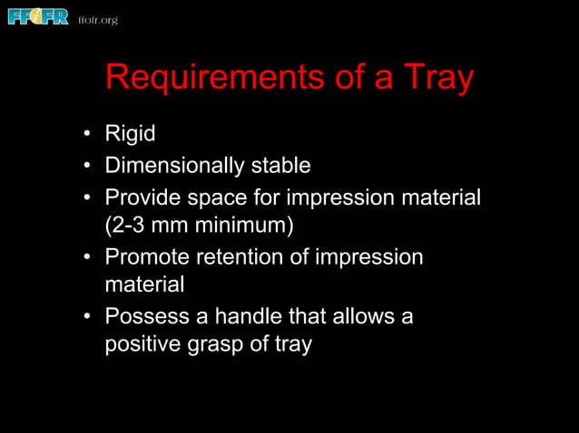 6. secondary imp materials | PDF | Dental Health | Diseases and Conditions