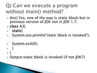 6. static keyword | PPTX