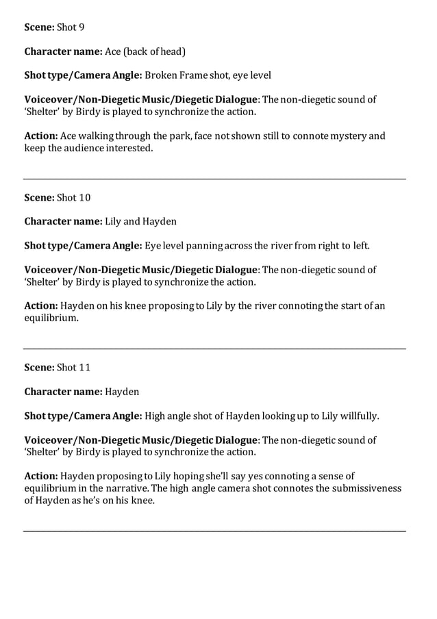 Script-Hannah D'Souza | DOCX | Movies | Entertainment