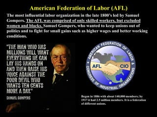 Hogan's History- Rise of Labor Unions | PDF