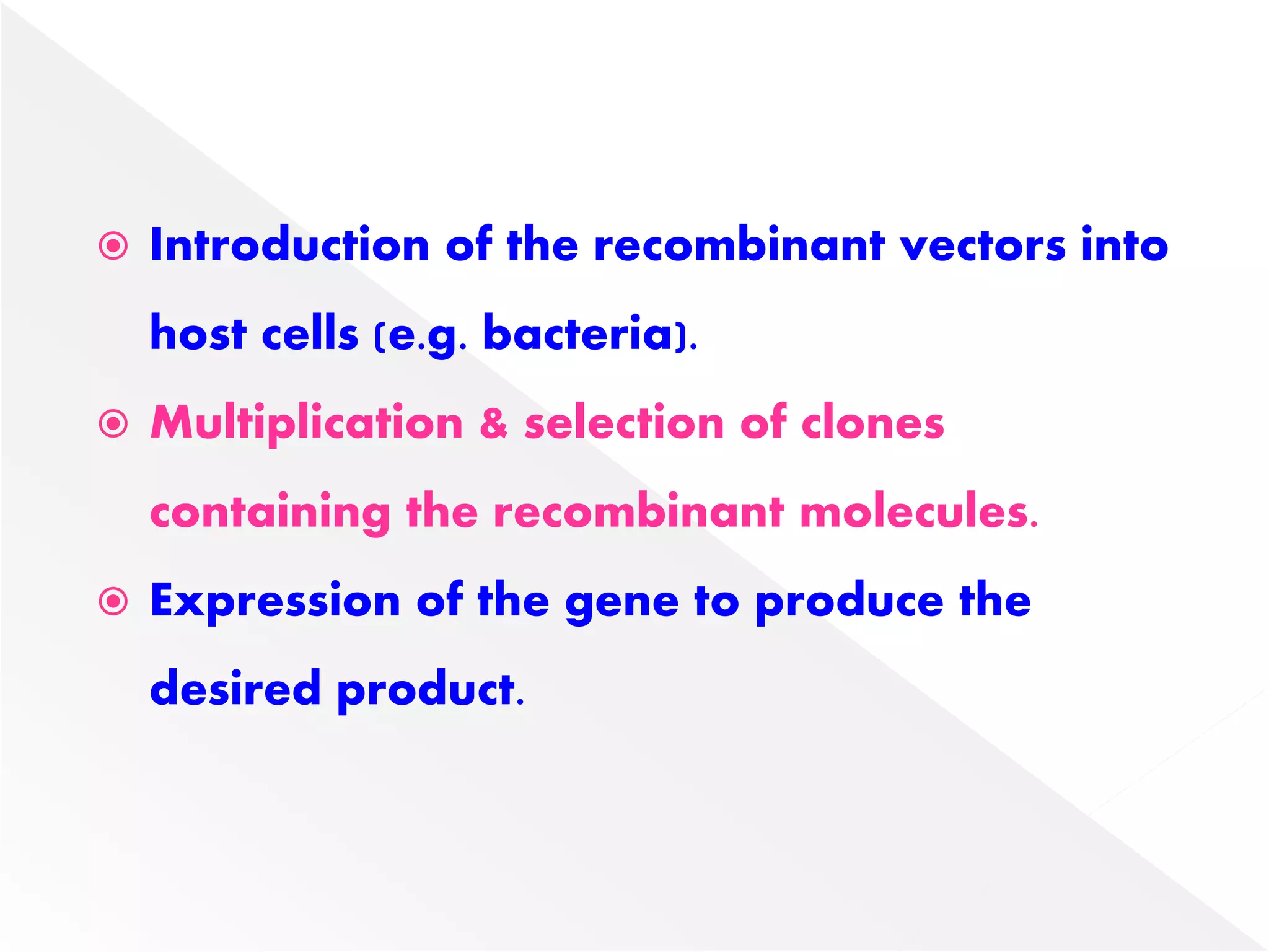 Recombinant Dna Technology Ppt