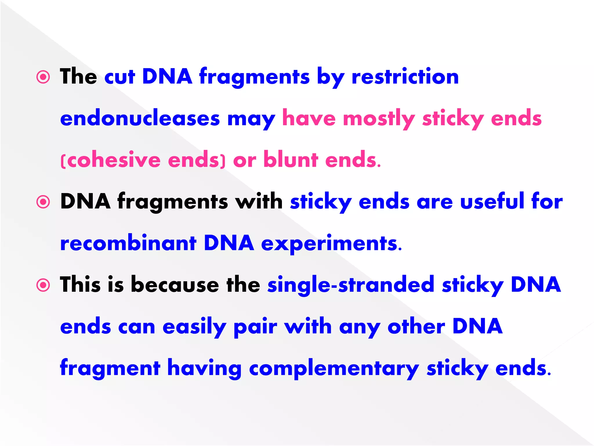 RECOMBINANT DNA TECHNOLOGY | PPTX