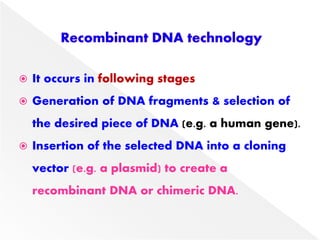 Recombinant Dna Definition