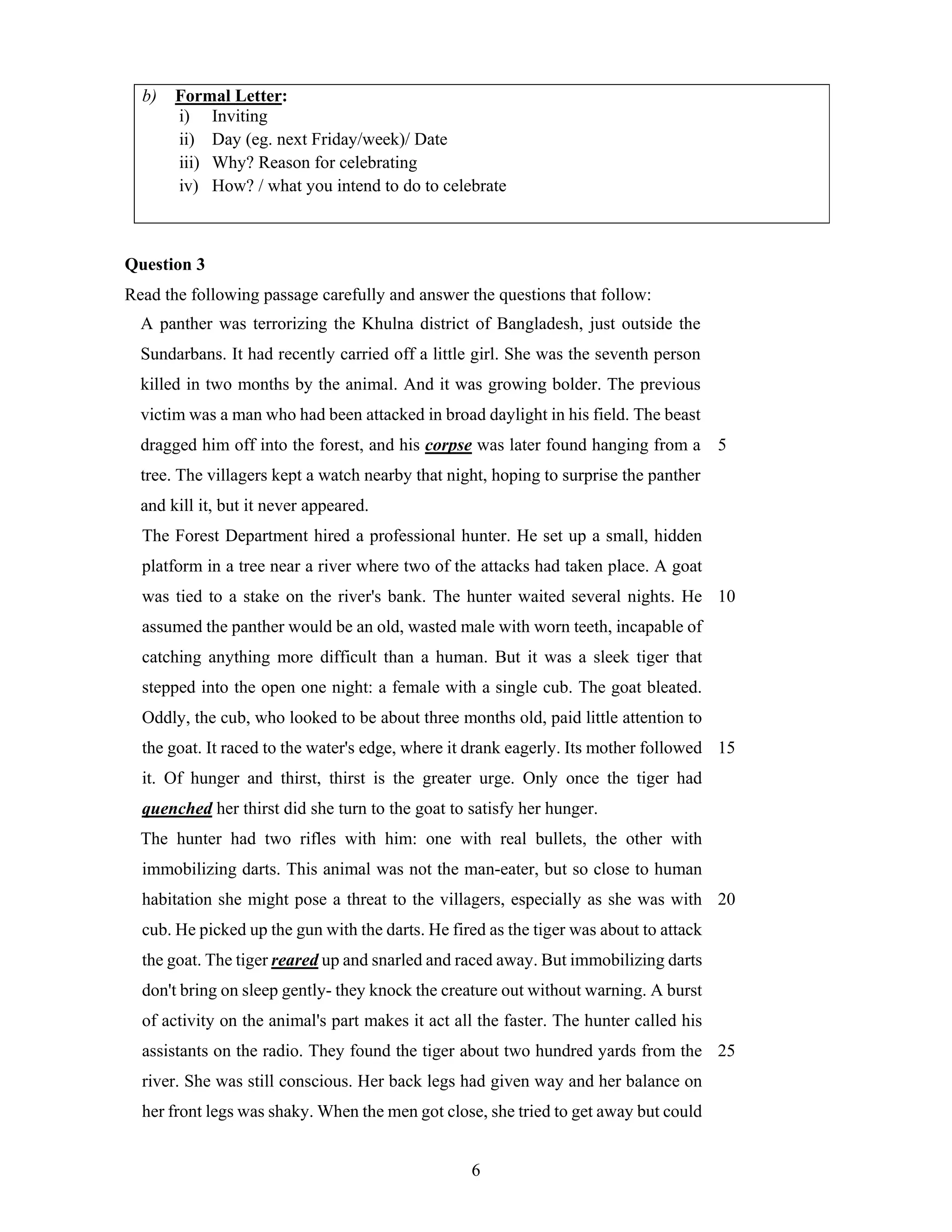 Examiner Analysis of 2014 ICSE English Language Board Paper | PDF