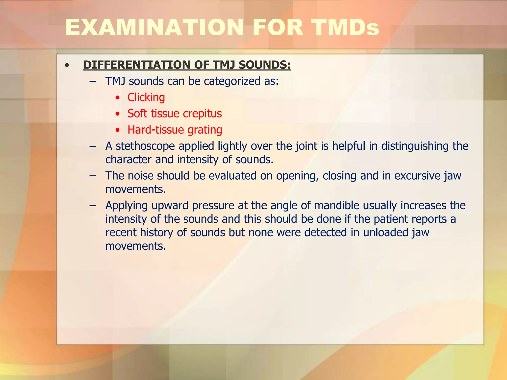 Temporomandibular Joint | PPTX