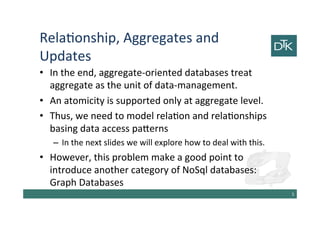 6 Data Modeling for NoSQL 2/2 | PPT