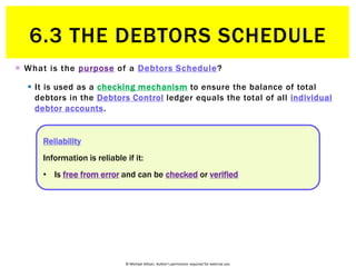 6.3 The Debtors Schedule | PPT