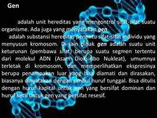 Genetika dan Reproduksi Sel | PPTX