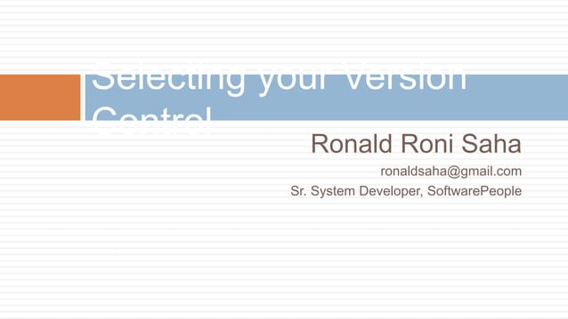 Version control | PPT