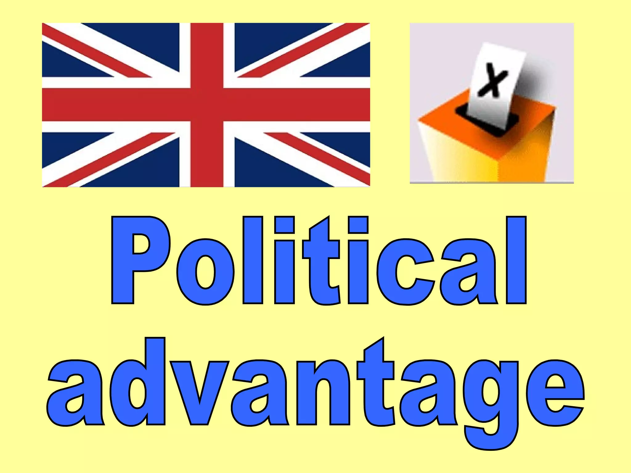 Women and the vote - party advantage | PPT