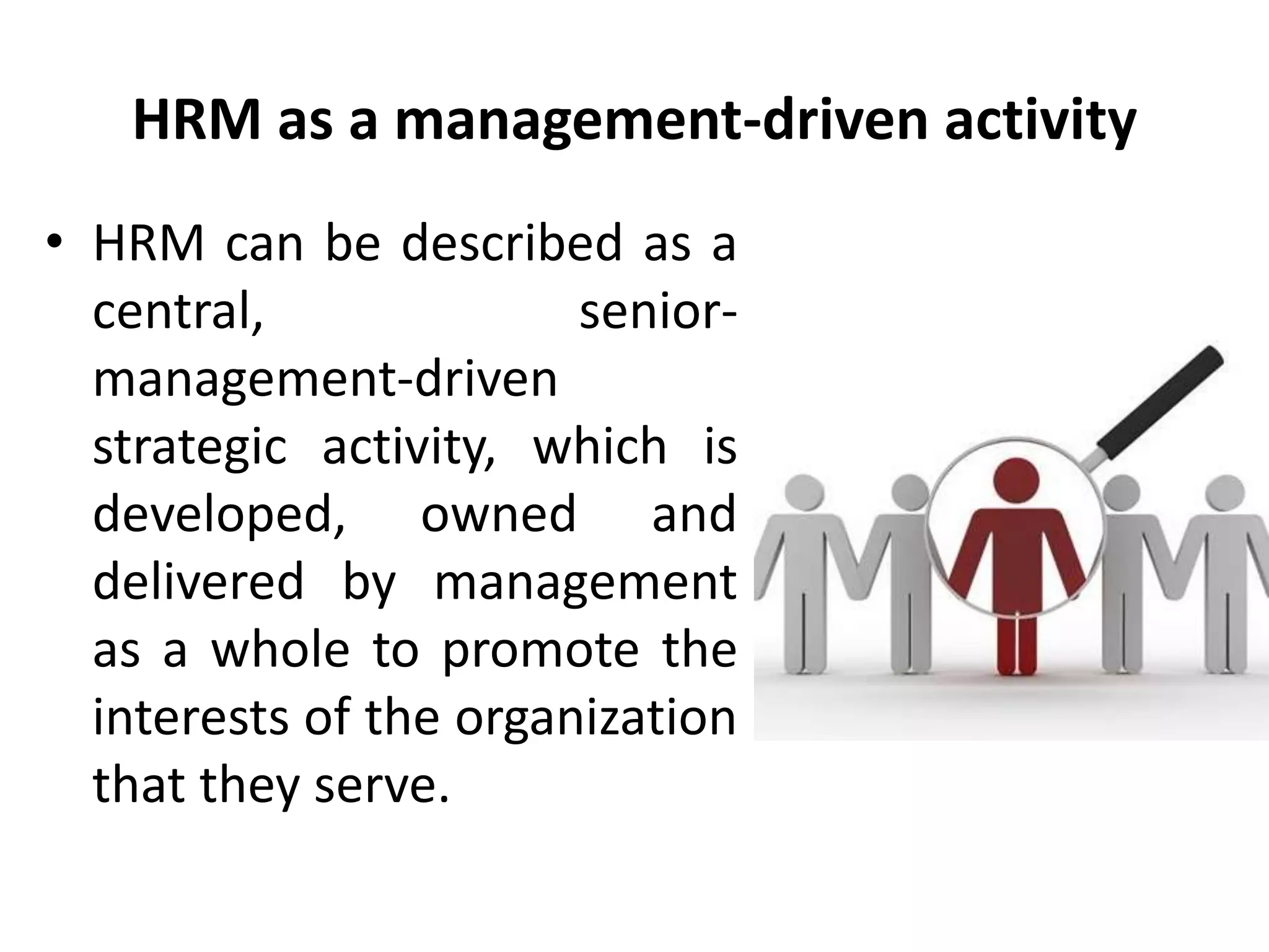 Characteristics of HRM - human resource management | PPTX