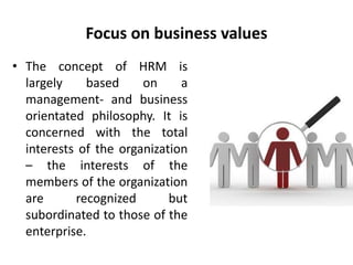 Characteristics of HRM - human resource management | PPTX
