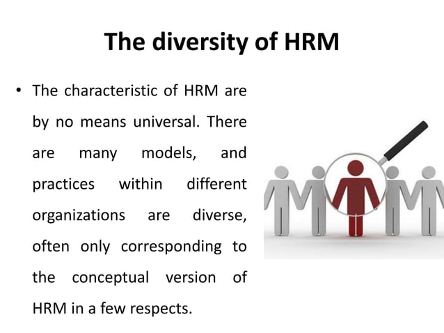 Characteristics of HRM - human resource management | PPTX | Human ...