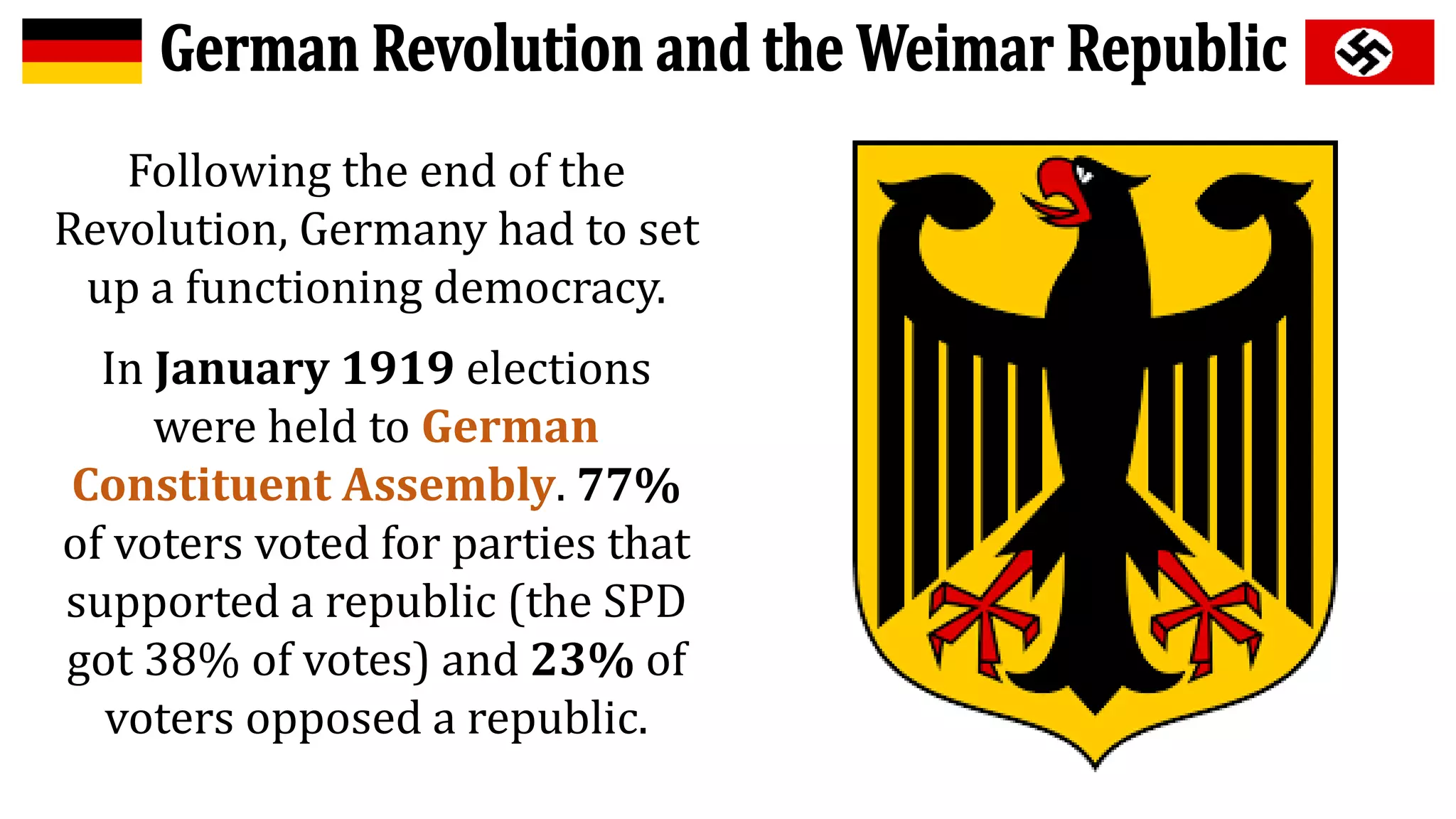 Weimar Germany - preparation and adoption of a new constitution | PPT