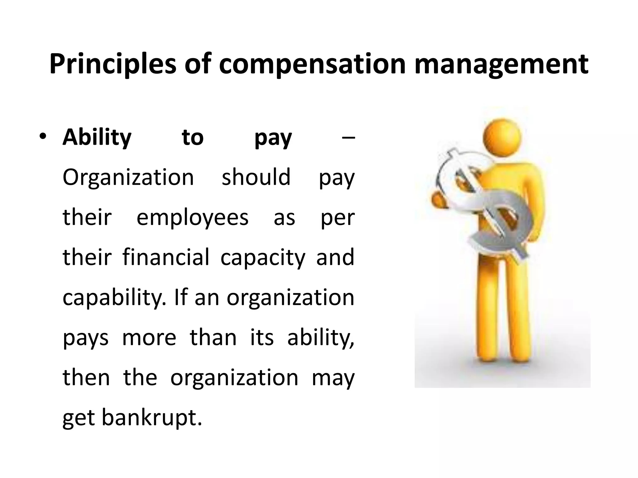 Principles of compensation management - compensation management - Manu Melwin Joy | PPTX