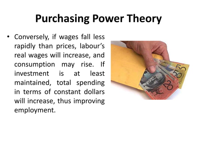 Purchasing power theory– wage theories - compensation management - Manu Melwin Joy | PPTX ...