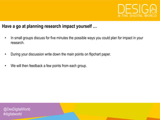 6. Planning for research impact | PDF