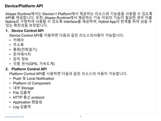 6. nexcore alopex runtime | PPTX