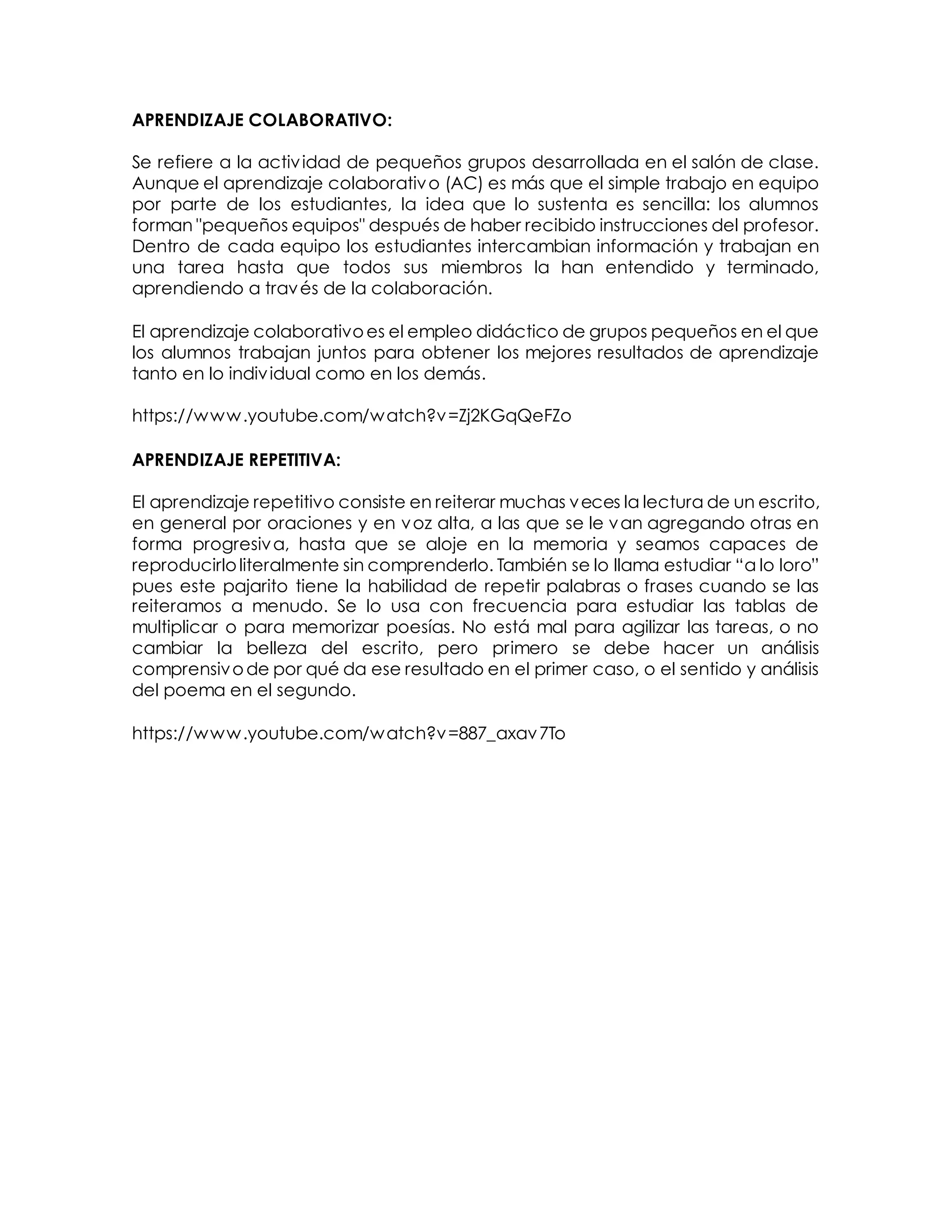 61 Tipos De Aprendizaje Pdf 
