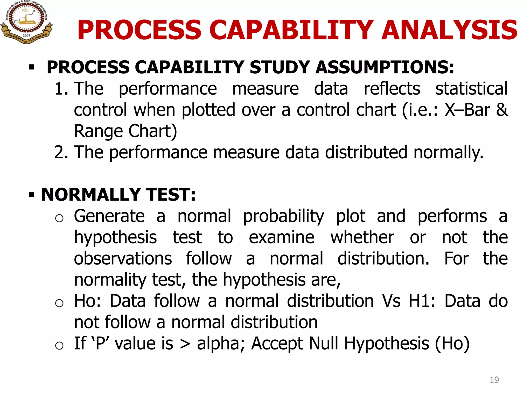 6. process capability analysis (variable data) | PDF